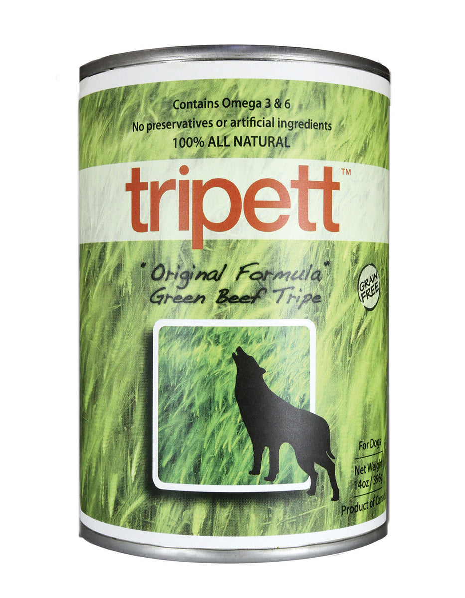PETKIND Tripett All-Natural Canned Tripe - Original Formula Green Beef ...