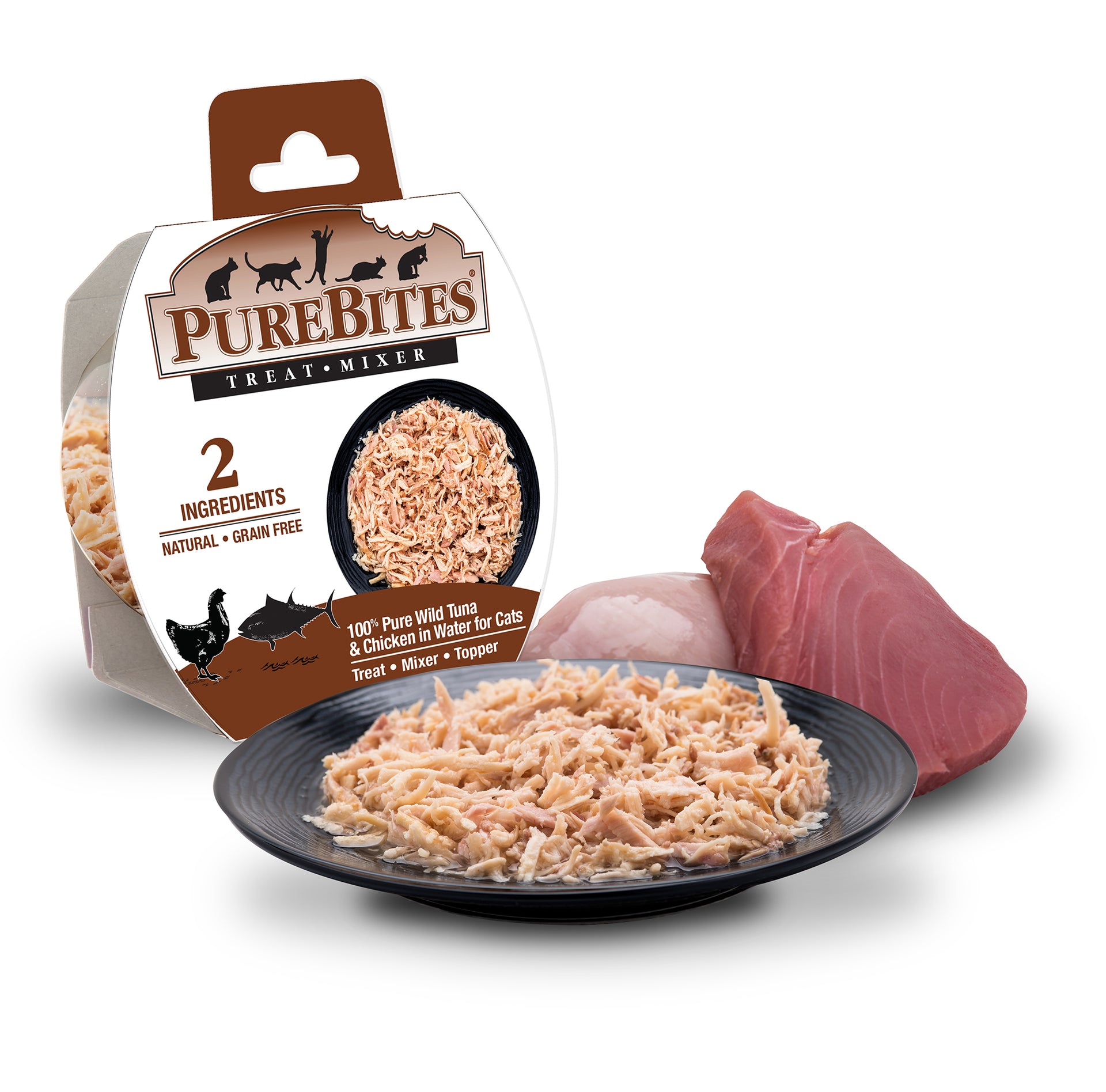 Purebites Cat Mixers - Chicken & Wild Tuna – K9 Couture Inc.