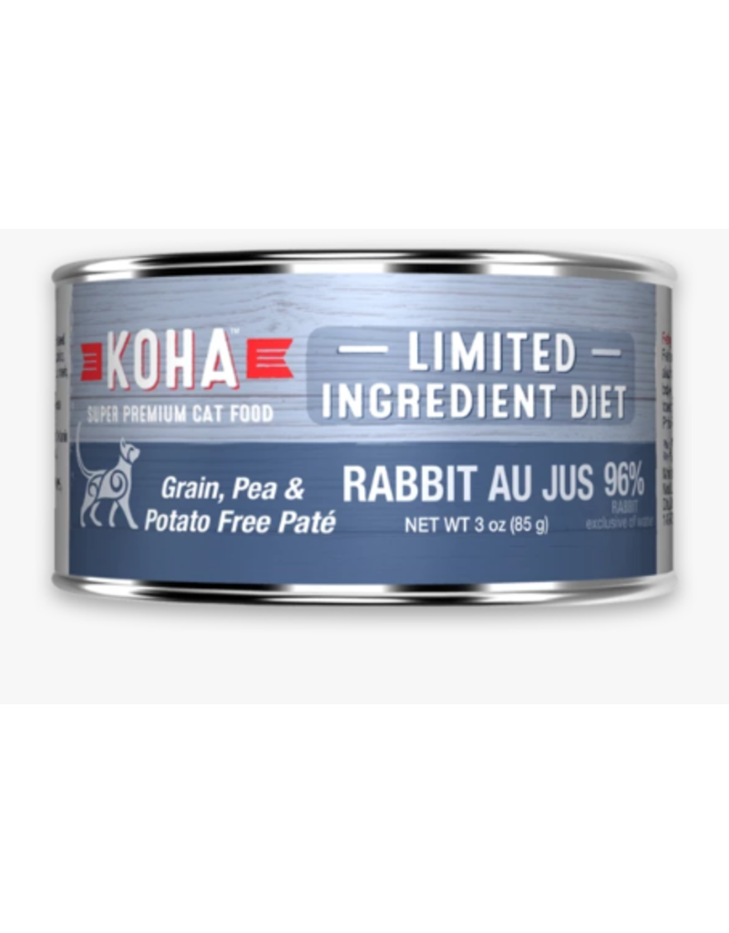 Koha Super Premium Cat Food (Wet) - Limited Ingredient Rabbit Pate – K9 ...